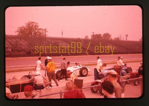 1962 Leon Clum #23 @ USAC Indianapolis Indy 500 - Vintage 35mm Race ...