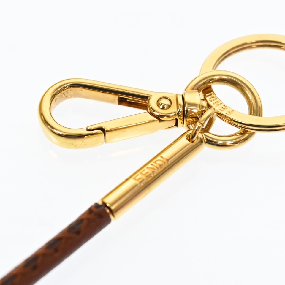 Authentic FENDI Key Chain Rake w/Box R3295TS610 | eBay