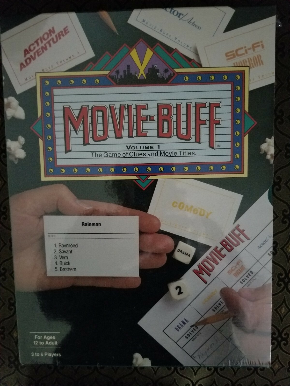 "Movie Buff Game" Volume 1 The Game of Clues and Movie Titles 1991 ...