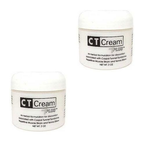 CT Cream Plus Carpal Tunnel Cream for Pain Relief 2oz / 60m- Value 2pc ...
