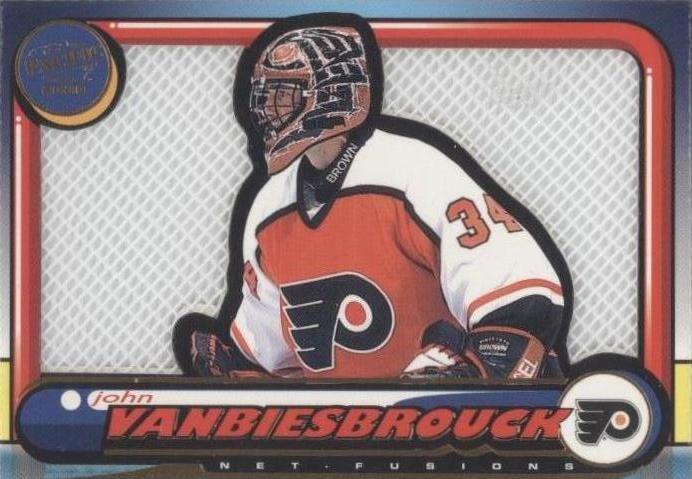 1999-00 Pacific - In the Cage Net-Fusions John Vanbiesbrouck #14 for ...