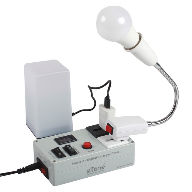 eTone Precision Digital Enlarger Timer With Foot Switch Darkroom Photo ...