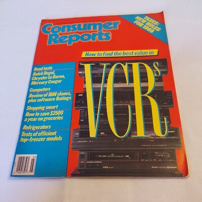 1988 March, Consumer Reports Magazine, Tests Of Efficient Top-Freezers ...