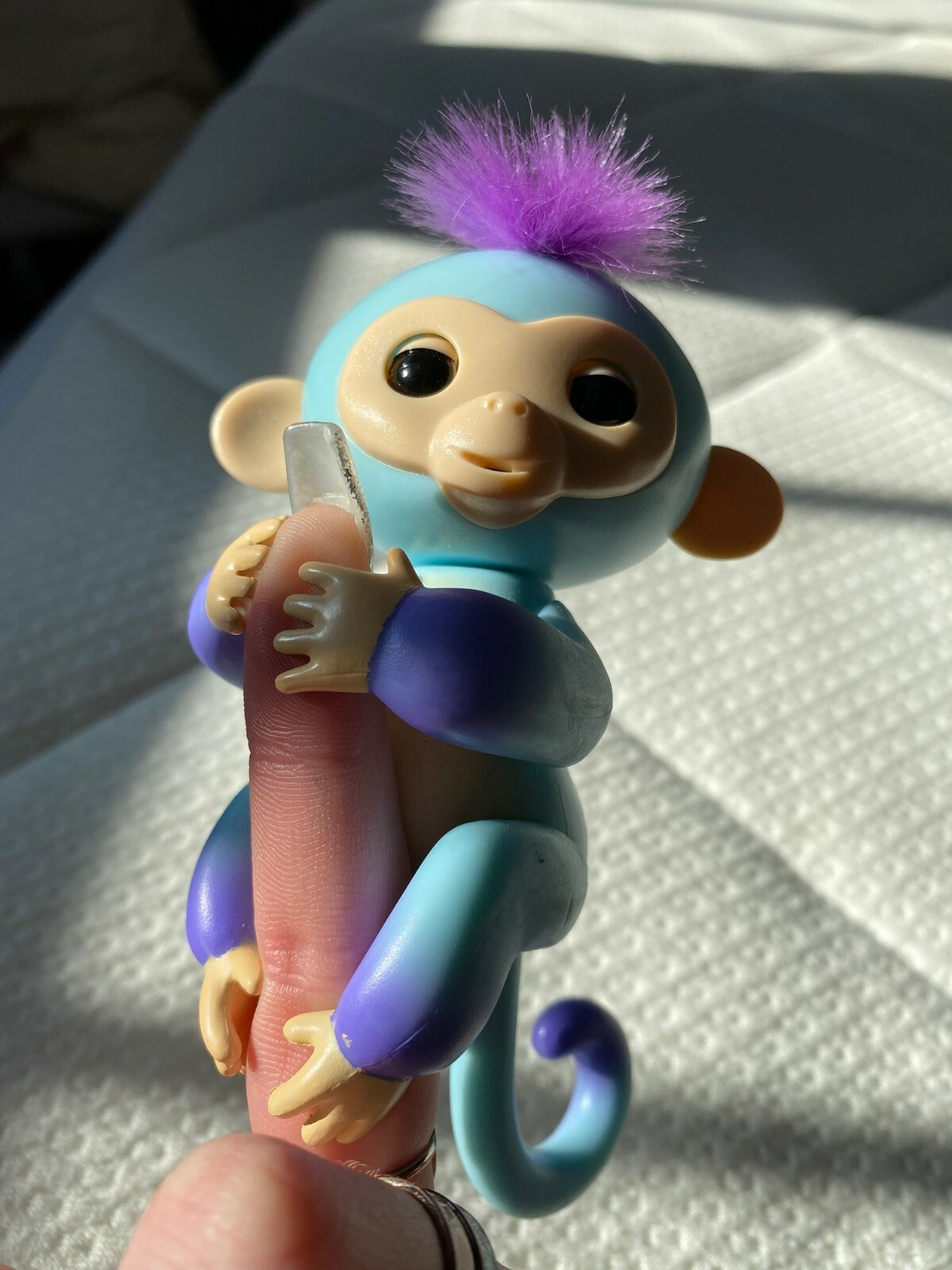 Fingerling Monkey Interactive Figure blue and purple Sounds Motion ...