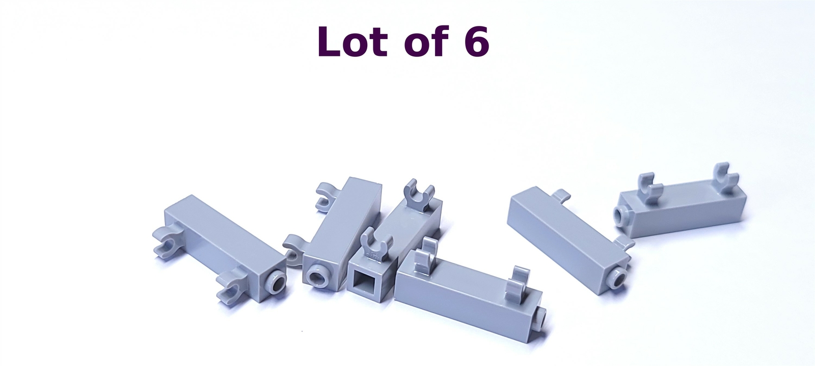 Lego 1x1x3 Brick with 2 Clips Vertical Grip Hollow Stud YOU CHOOSE THE ...