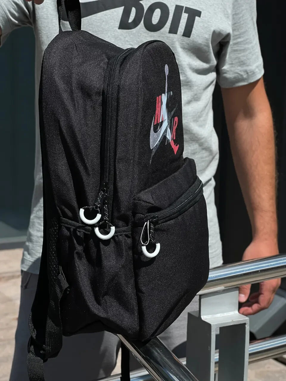 Nike Air Jordan Jumpman Classics Backpack - Black/gym Red for sale ...