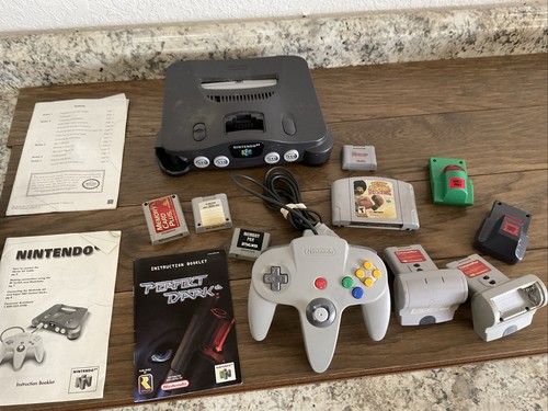 Nintendo N64 Bundle Lot- Console Controller - Vintage - UNTESTED Memory ...