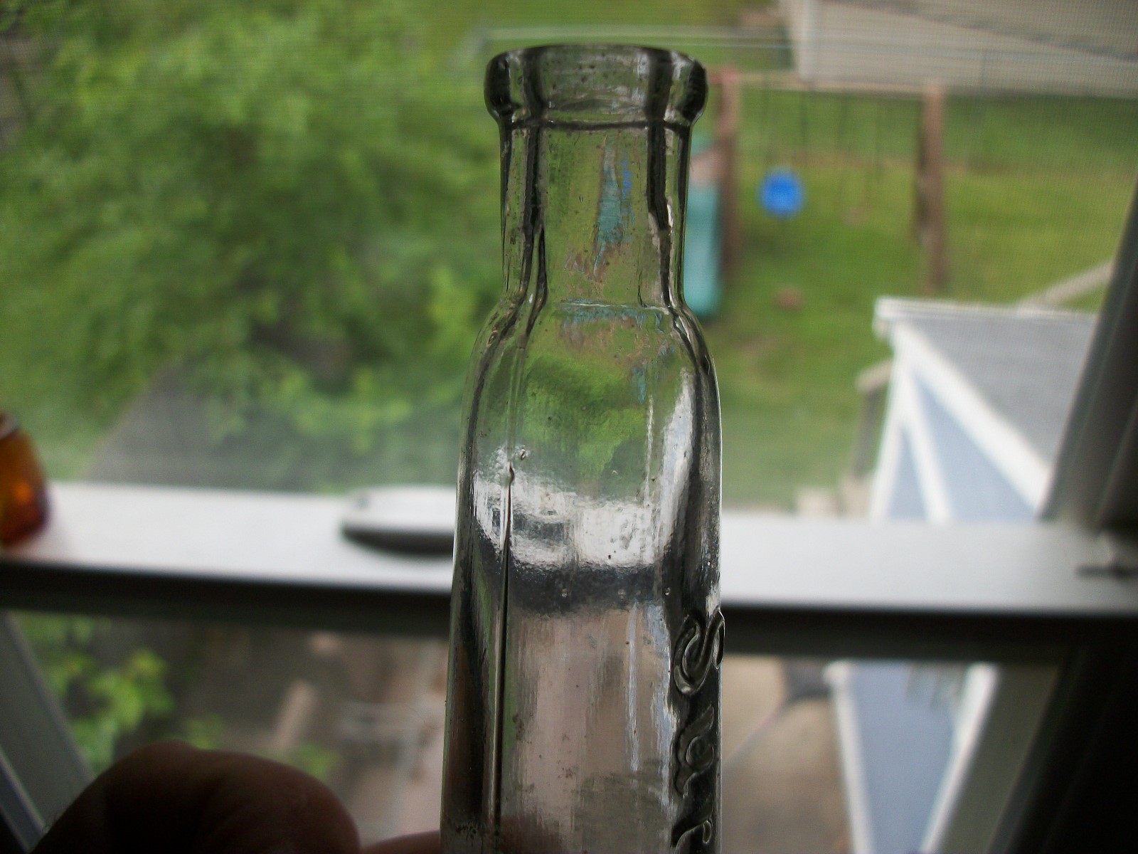 ODD SHAPED TAPERED BOTTLE "SURE-WHIP" GODFREY'S CORDIAL LOOK-A-LIKE ...