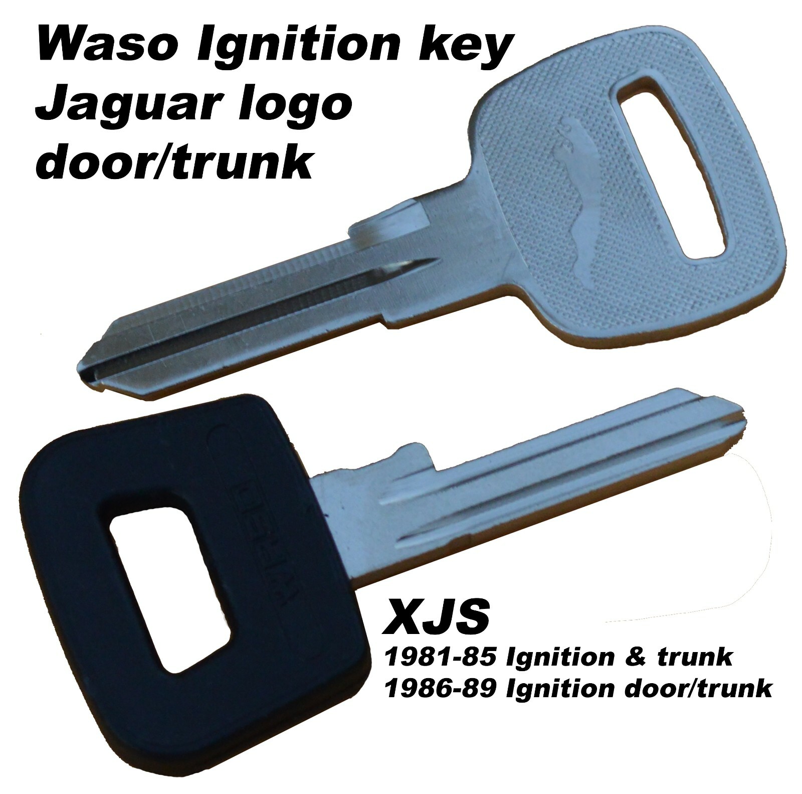 Jaguar key blank set 1981-85 XJ6 trunk/ignition &1986-89 XJS ignition ...