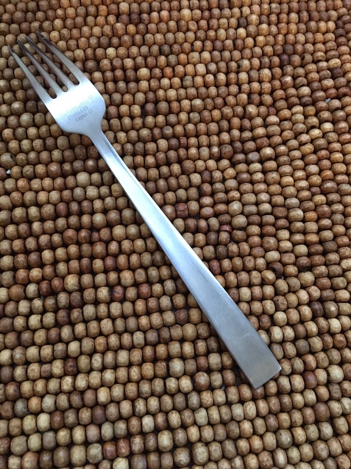 Cambridge Stainless PIERMONT SATIN Raised Outline Curved Up Tip SALAD ...