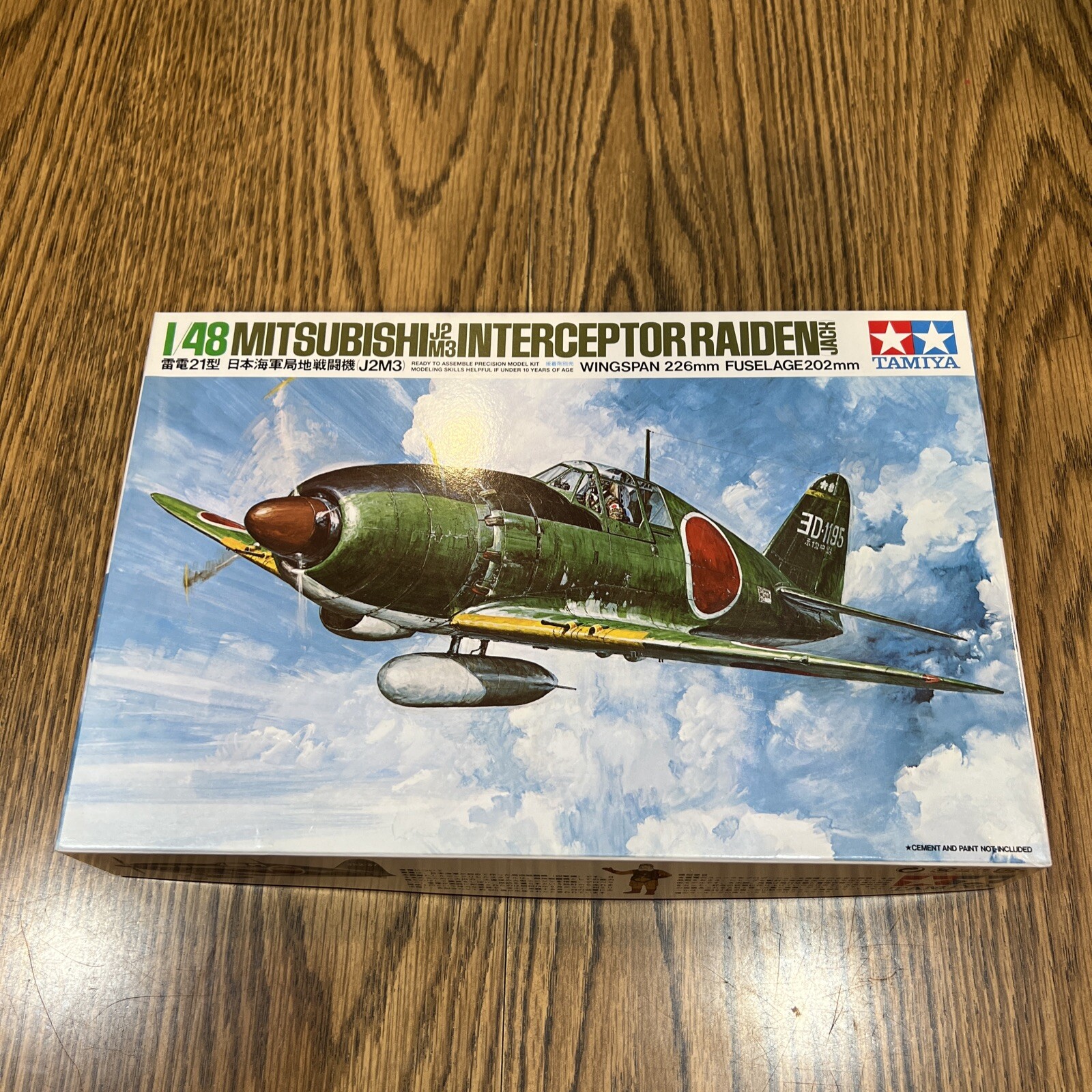 Tamiya 61018 MITSUBISHI J2m3 Raiden Jack Japanese WWII Fighter for sale ...