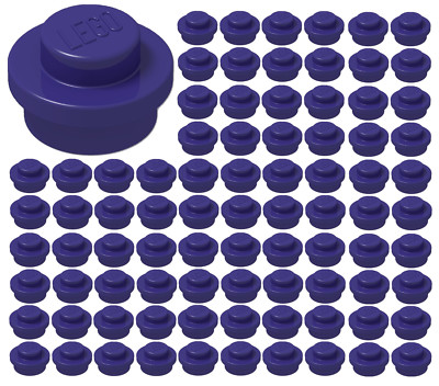 ☀️Lego 1x1 Purple Round Plates x100 Dots Stud Part Piece Bulk lot Legos ...