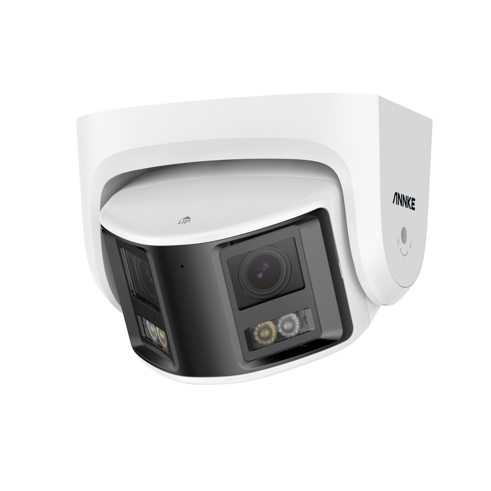 ANNKE 6MP POE Security Camera Dual Lens Outdoor Color Night Two-Way ...