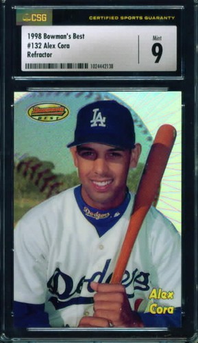 1998 Bowman's Best - Refractor #132 Alex Cora /400 (RC) for sale online ...