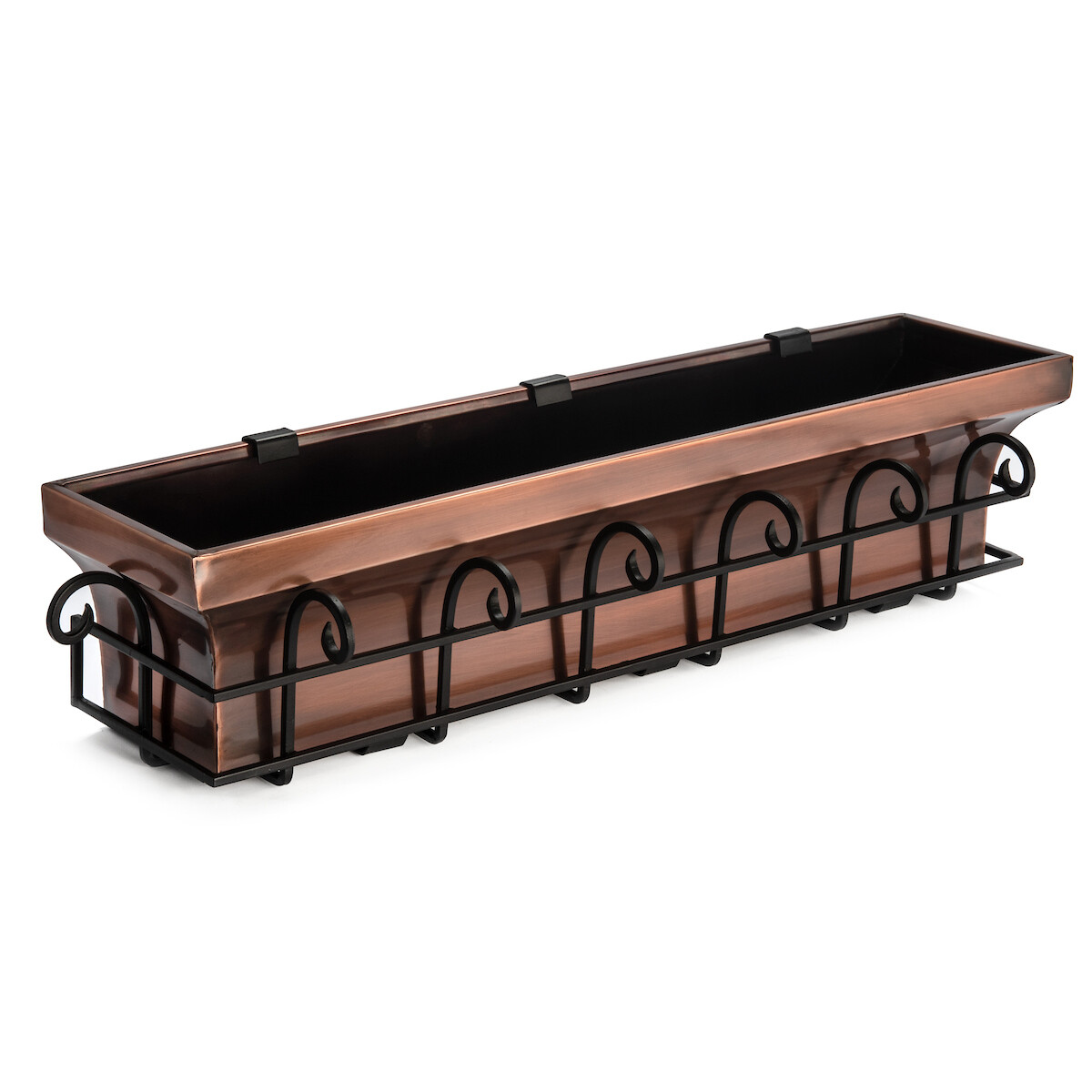 H Potter GAR514A Flared Window Box 36 inch Antique Copper Finish ...