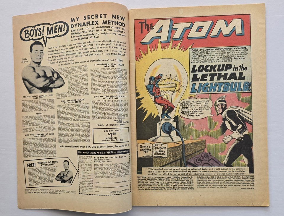 THE ATOM #8 COMIC BOOK (DC,1963) SILVER AGE + | eBay