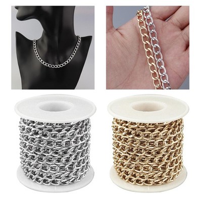 5Meters Aluminum Curb Chains Twisted Cable Chain Bulk Jewelry Findings ...