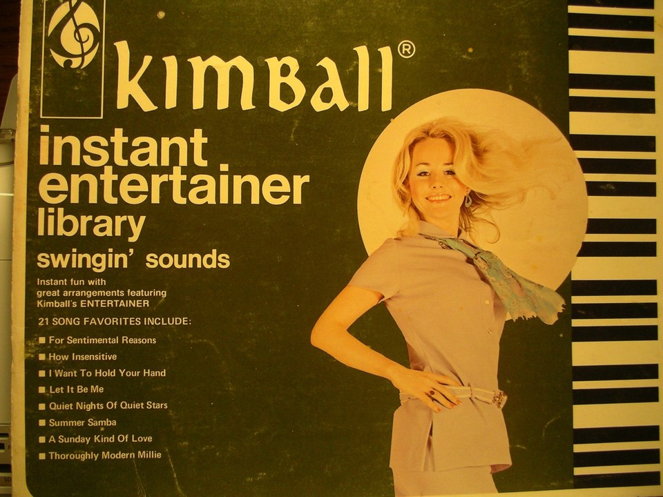 kimball instant entertainer library/swingin' sounds - Kimball Organ ...