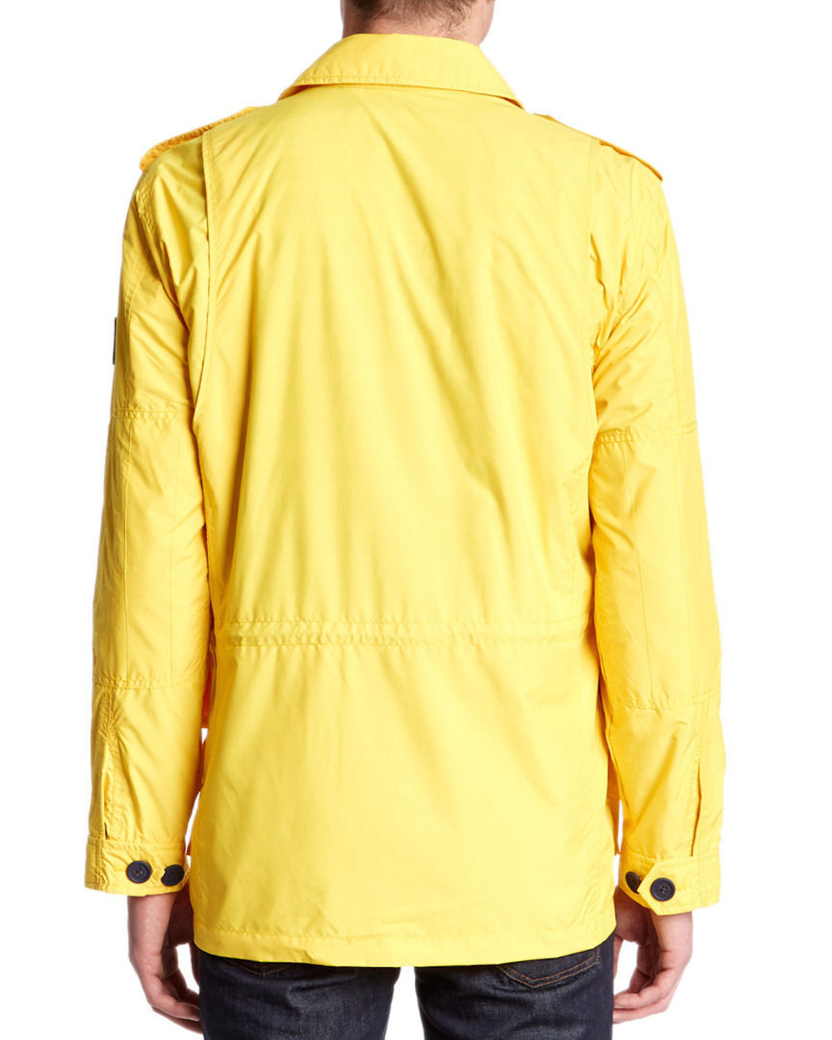 Men’s Sperry Top-Sider Yellow Nautical Boating Cargo Jacket Size XL NEW ...