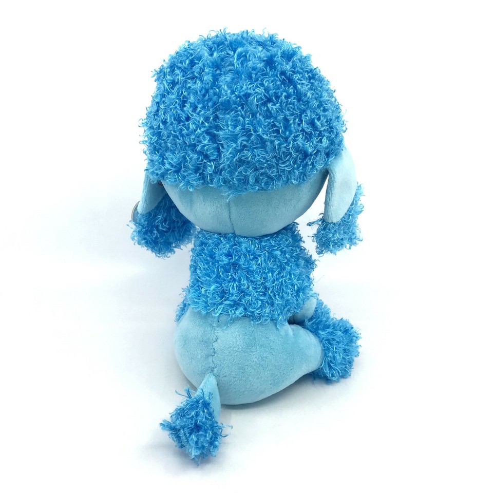 TY Beanie Boos Mandy Poodle Dog 2017 NEW 9in Medium Blue Sparkle Eyes ...