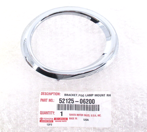 Genuine OEM Toyota 52125-06200 Passenger Fog Lamp Bezel 2012-2015 Camry ...