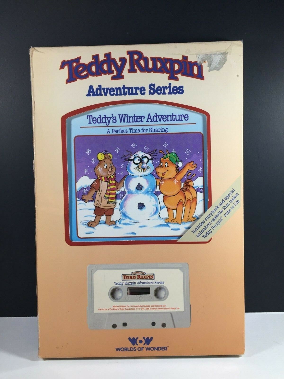 Worlds of Wonder: TEDDY RUXPIN - Teddy's Winter Adventure in box- Book ...