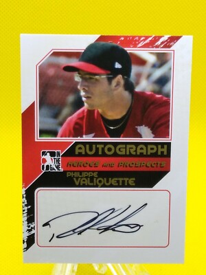 Philippe Valiquette 2011 In The Game Heroes and Prospects AUTOGRAPH ...