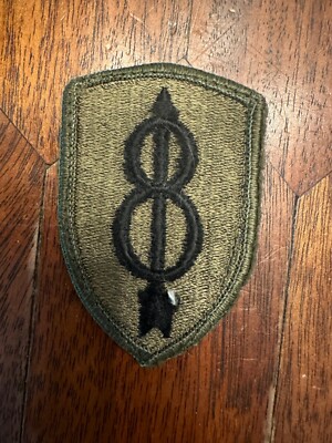 Vietnam War Era U.S. ARMY 8th INFANTRY DIVISION SUBDUED MERROWED EDGES PATCH | eBay