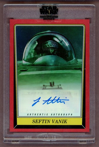 2023 Topps Star Wars Signature Series 1983 SP Var. Josef Altin as Seftin Vanik | eBay