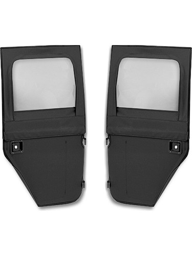 Bestop Doors Rear Fabric Black Diamond Jeep Wrangler JL 2018-20 Kit ...