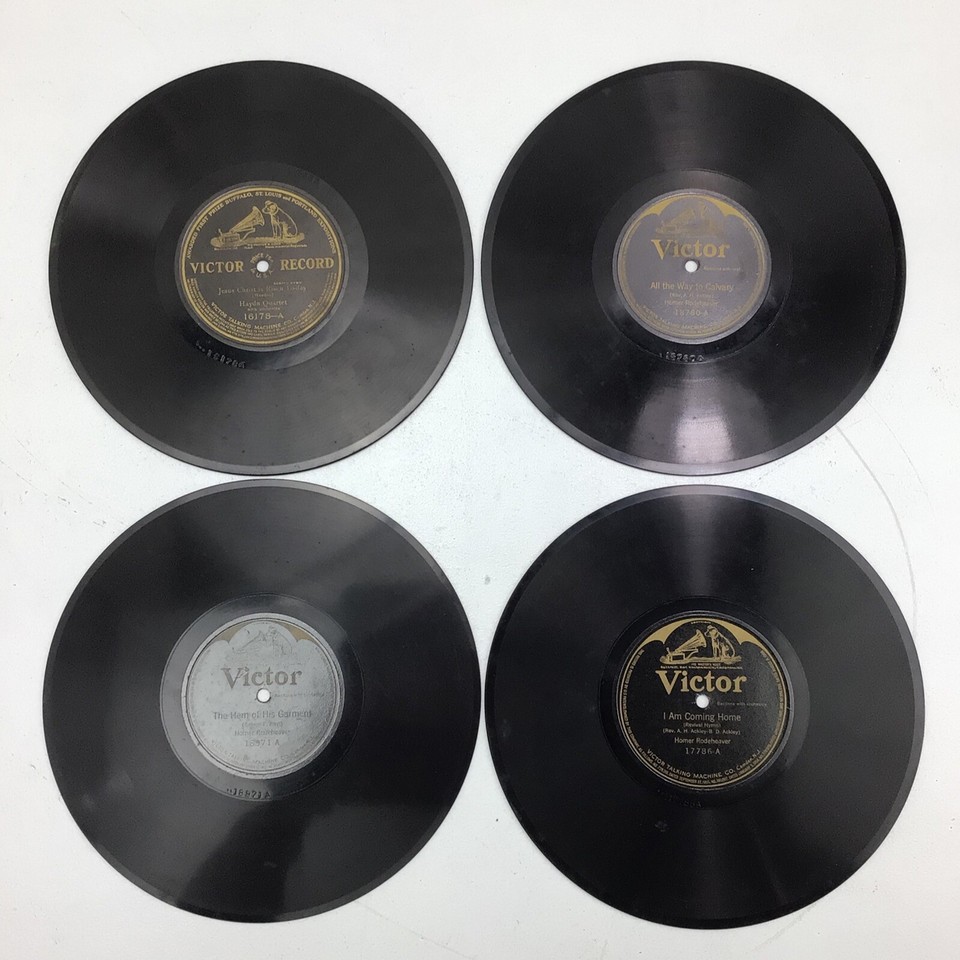Vintage Victor 18389 78rpm Record CHRISTMAS HYMNS FULL Record Book (12 ...