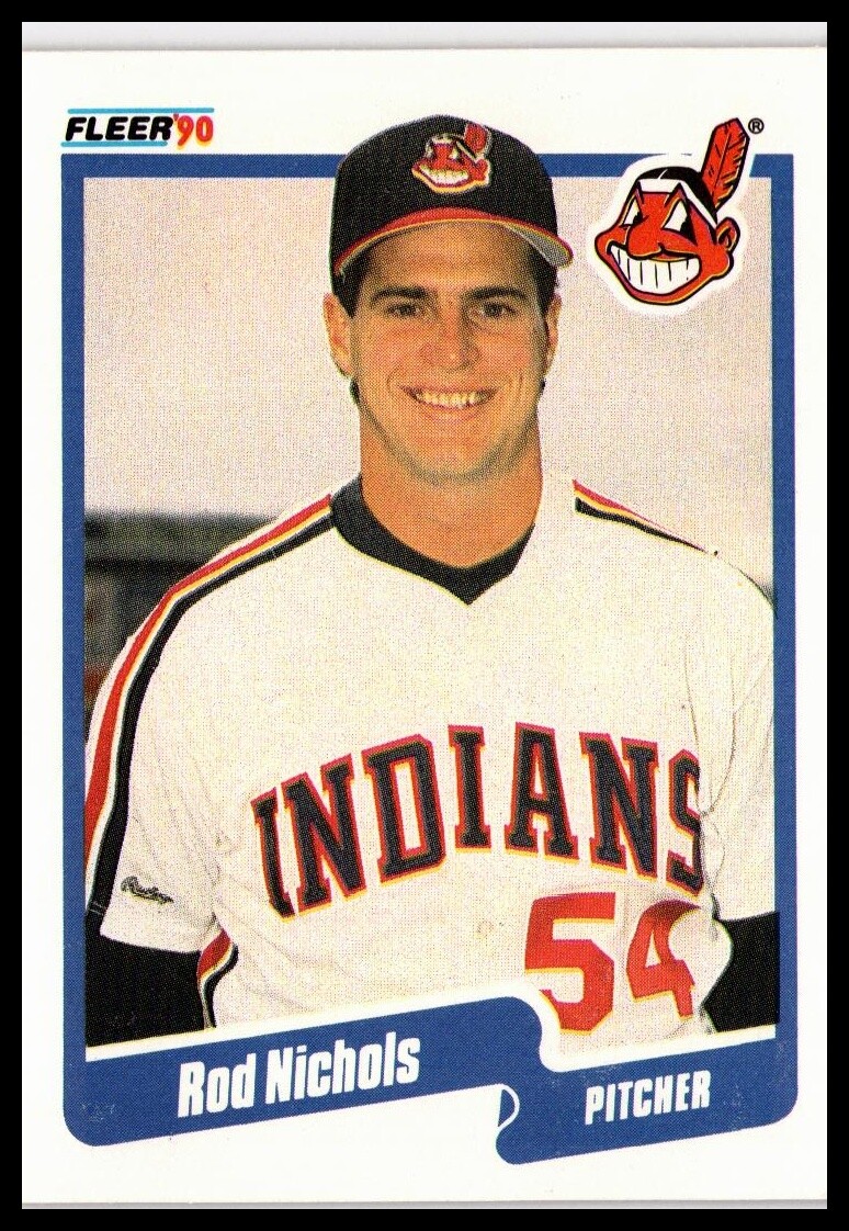 1990 Fleer #497 Rod Nichols Cleveland Indians | eBay