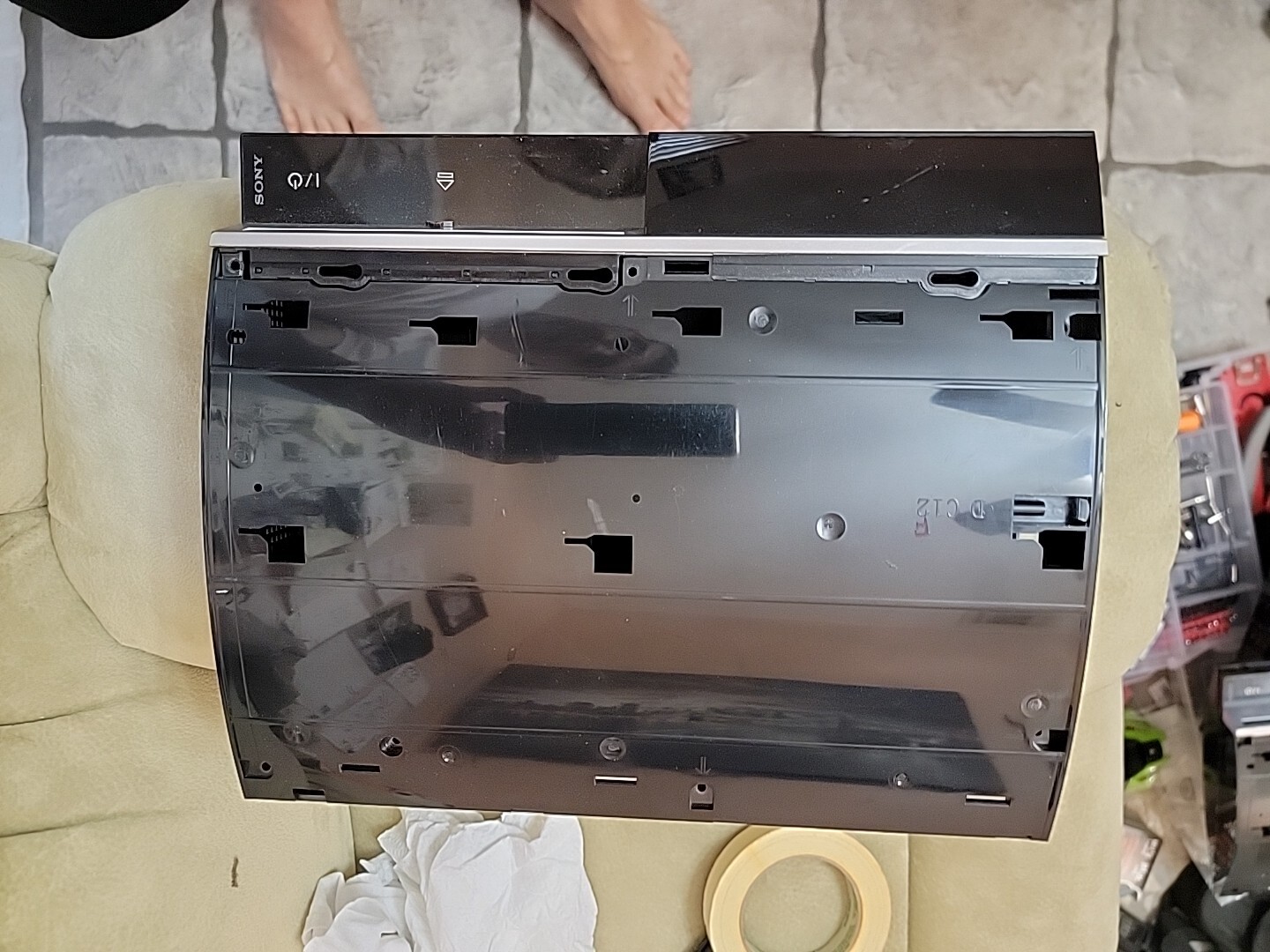 OEM Sony PS3 Playstation 3 Fat Shell Case Cover Housing Plastic Chassis ...