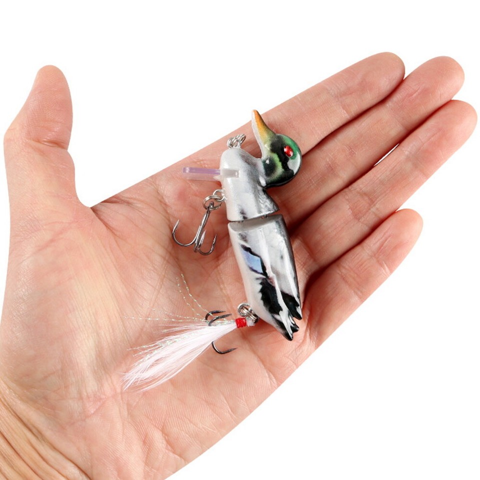 4pcs Hard Bait Bionic Duck Fishing Lures Swimbait Fishing Tackle | eBay