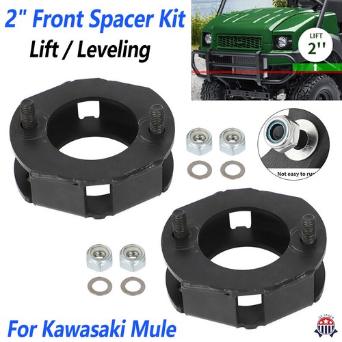 2" Front Lift / Leveling Spacer Kit For Kawasaki Mule 2510 3010 4010 ...