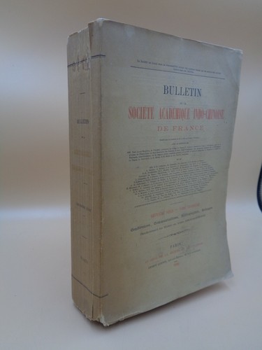 Notiziario Della Societè Accademico Indo-Chinoise De France 1890 Siam ...