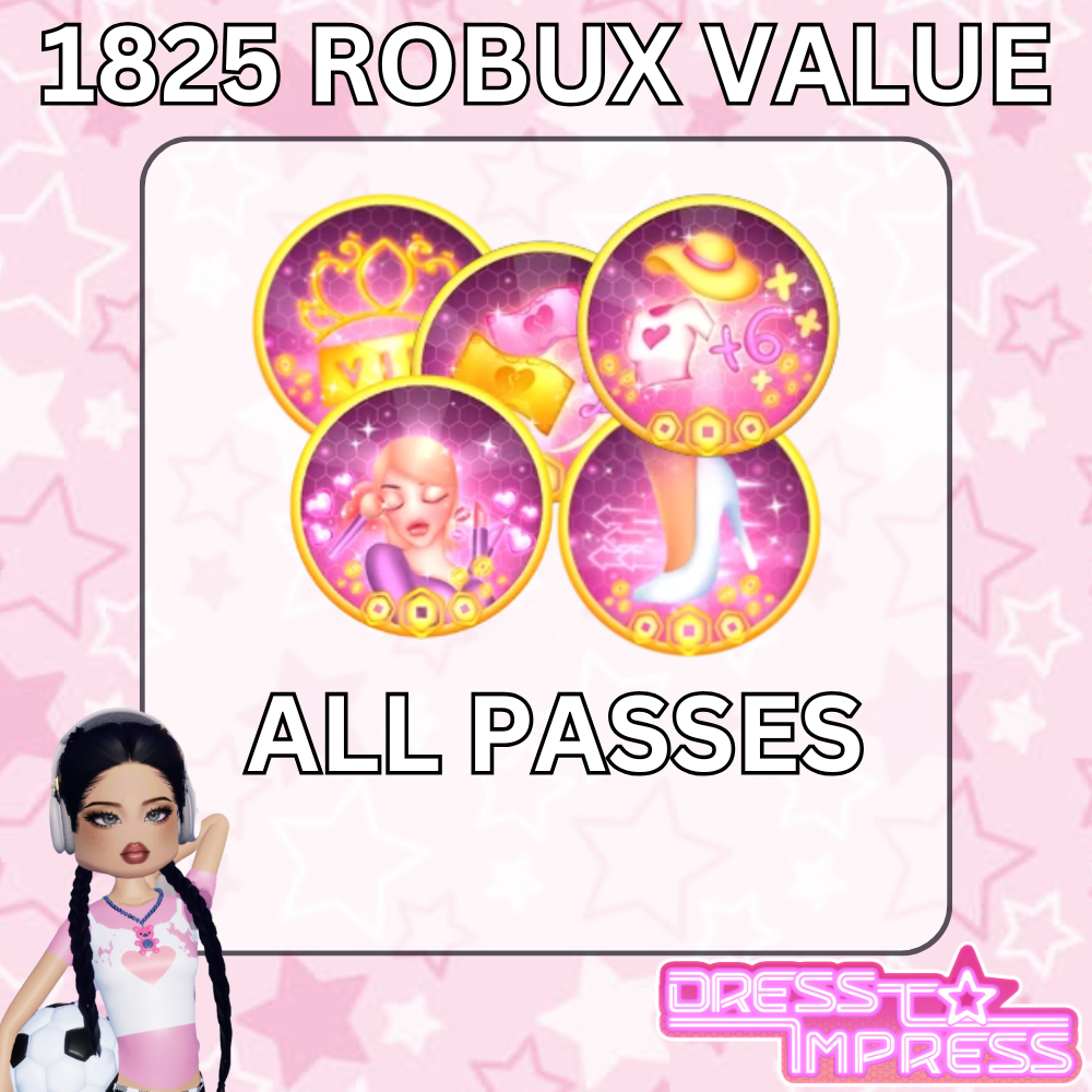 💅🏼 Roblox Dress To Impress | ALL Gamepasses Bundle | FAST & EASY 💎 | eBay