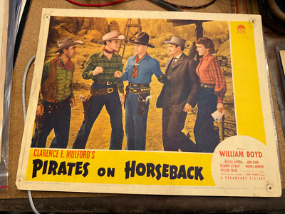 Pirates On Horseback 1941 Paramount 11x14" western lobby card Hopalong ...