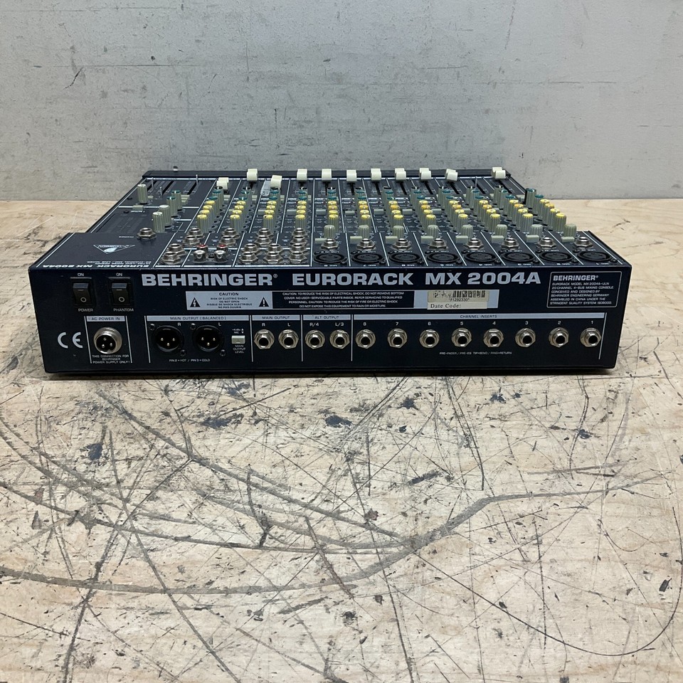 Behringer Eurorack MX 2004A Analog Mixer Tested and working Great!! | eBay