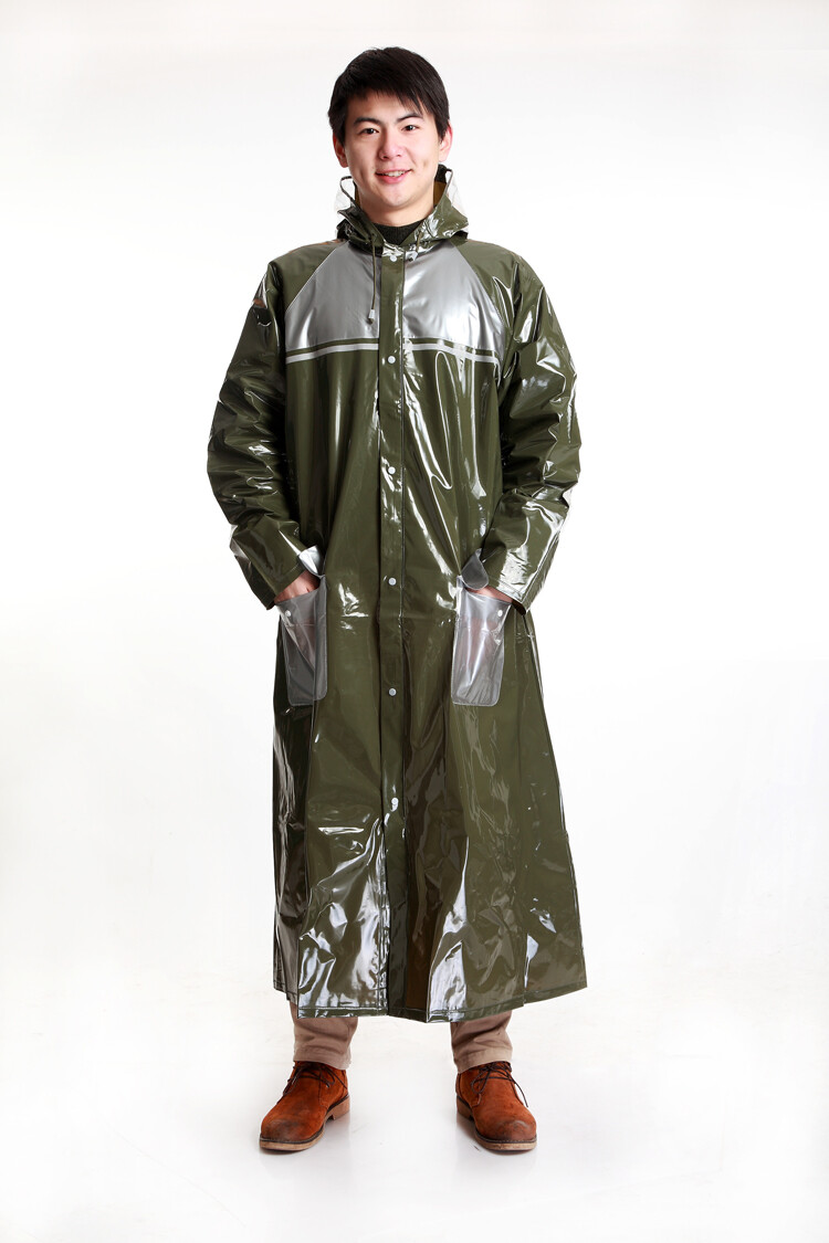 Large Hooded Waterproof UNISEX Raincoat Outdoor Lightweight Long Rain ...