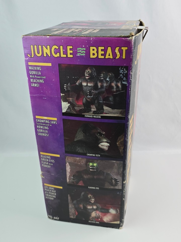 Vintage Jungle Beast Battery Operated King Kong 14" Gorilla w/ box Not ...