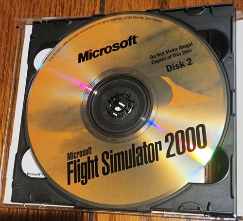 MICROSOFT FLIGHT SIMULATOR 2000 PC GAME 2-cds & Pilot Handbook | eBay
