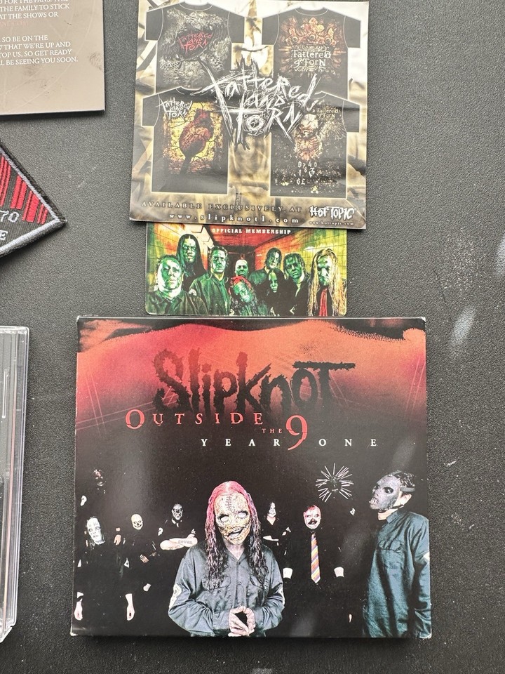 **RARE & LIMITED** Slipknot Outside The 9 Patch, Membership Card, Fan ...