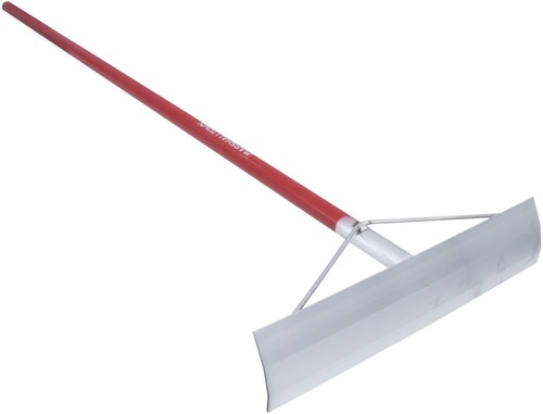 Marshalltown RED700158 Concrete Placer Rake with Reinforced 60" Handle ...