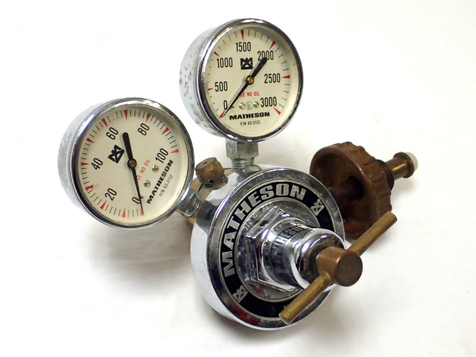 MATHESON MODEL 8 DELUXE GENERAL PURPOSE REGULATOR 2 STAGE 3000psig NON ...