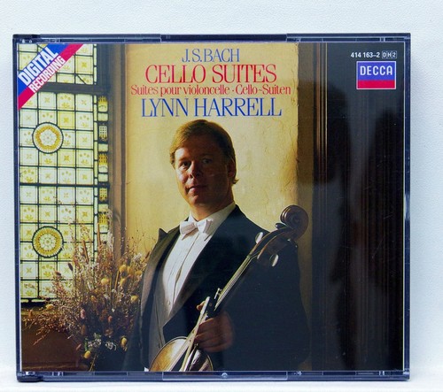 LYNN HARRELL - JS BACH Cello suites nos.1-6 - DECCA 2xCDs full silver ...