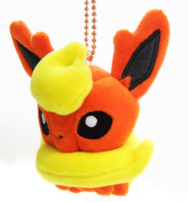 Pokemon Center limited Keychain Flareon Mascot Pokemon Dolls 12×10×8cm ...