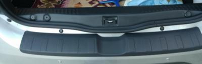RENAULT DUSTER DACIA DUSTER REAR TRUNK PROTECTOR BLACK ABS 3 PCS 2010 ...