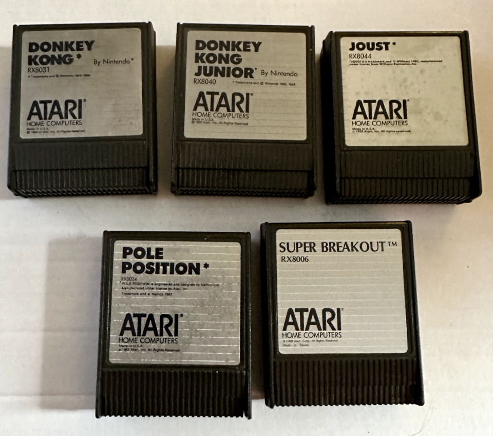 Atari Computer Cartridges 400/800 8 Bit Computers - Mix & Match VINTAGE ...