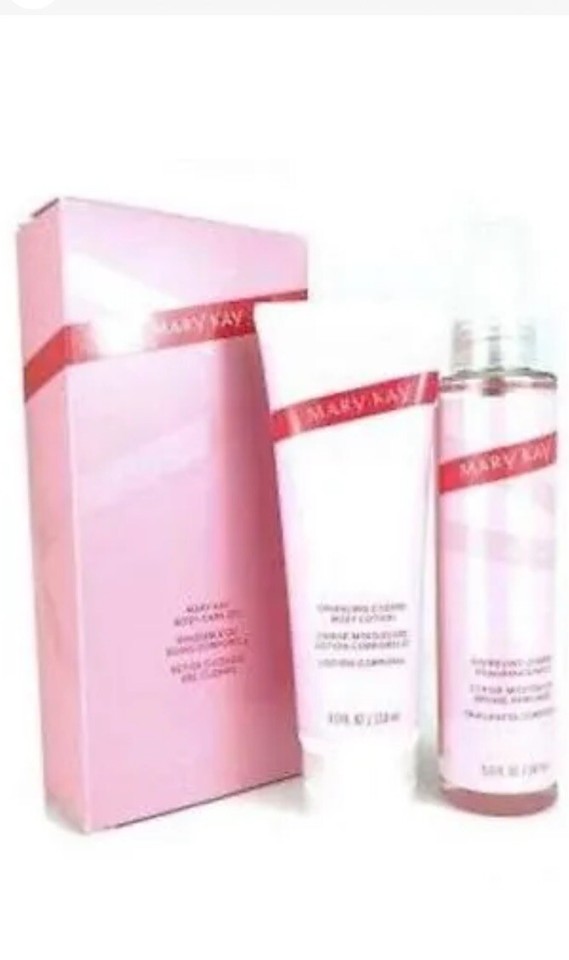 MARY KAY Sparkling Cherry Body Care Set ~ Body Mist (5 oz) / Body ...